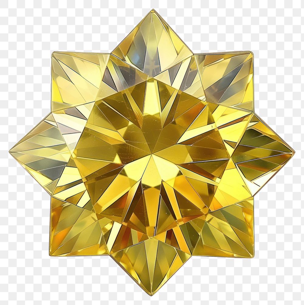 PNG Radiant yellow crystal star | Free PNG - rawpixel
