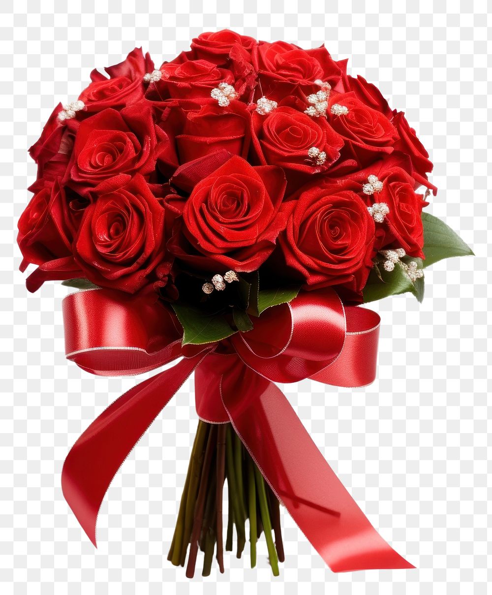 PNG Elegant red rose bouquet | Free PNG - rawpixel