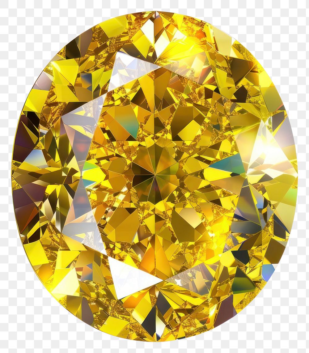 PNG Radiant yellow diamond gemstone | Free PNG - rawpixel