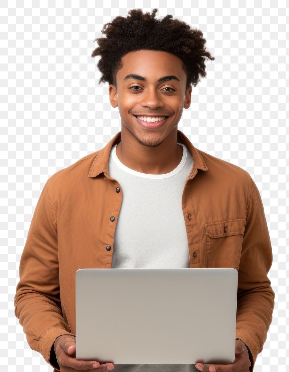PNG Holding laptop using computer | Free PNG - rawpixel