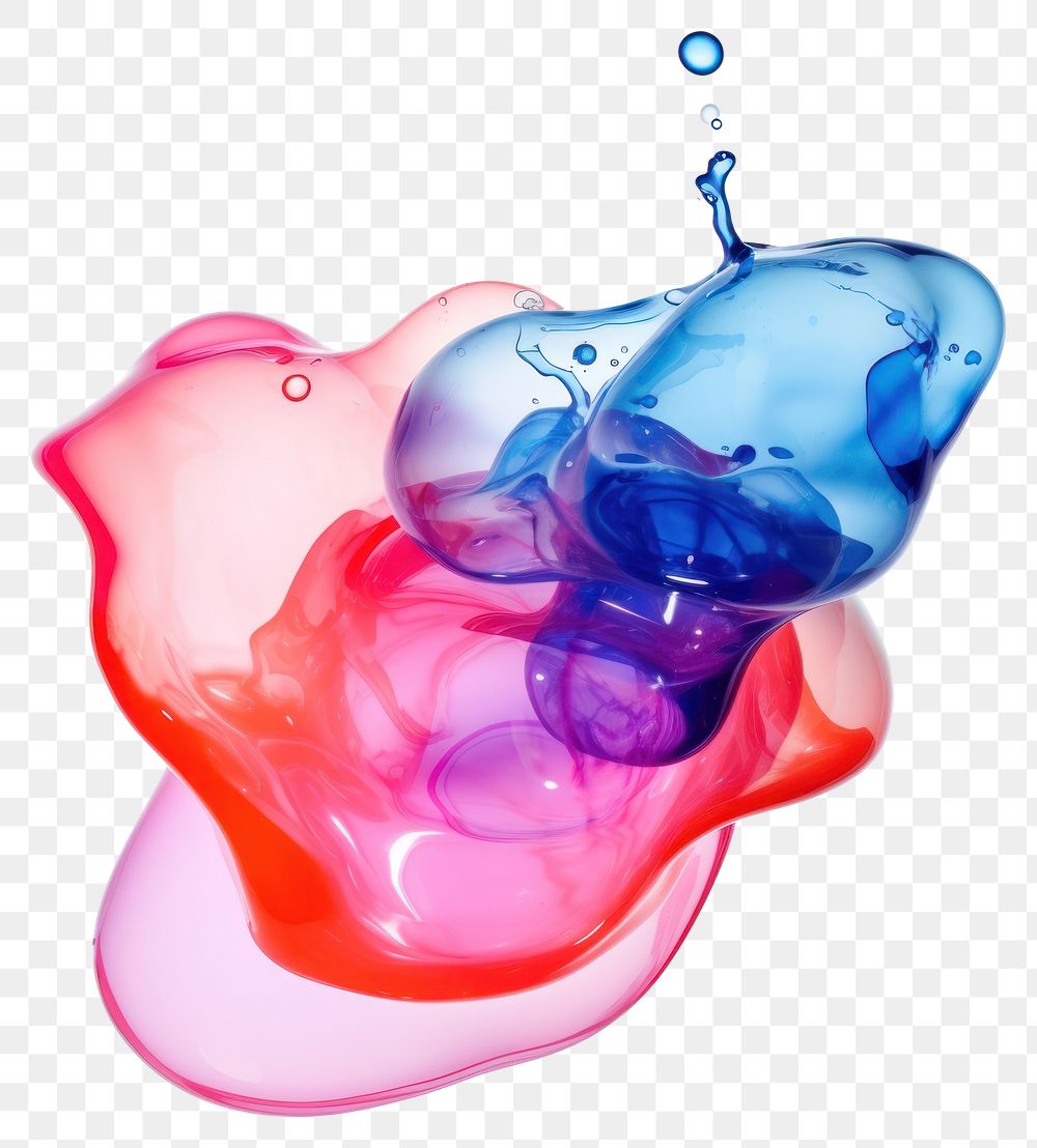 Clear gel splash abstract art | Free PNG - rawpixel
