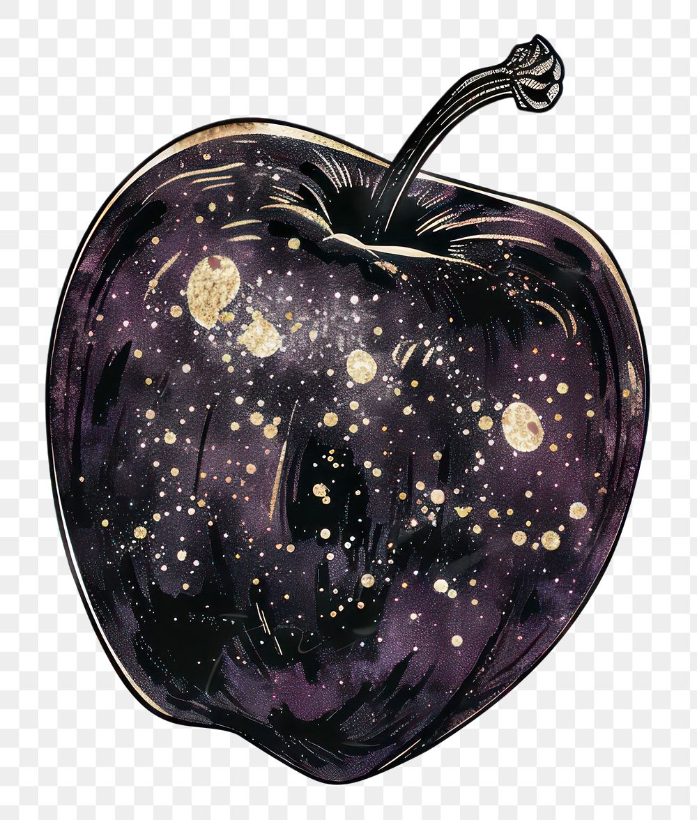 PNG Galactic apple illustration, unique | Free PNG - rawpixel