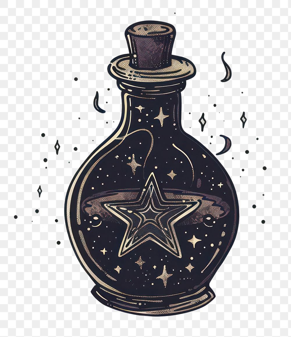 PNG Magical potion bottle illustration | Free PNG - rawpixel