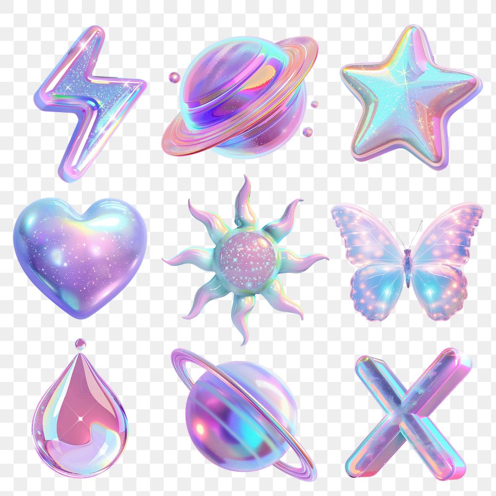 Holographic Sticker PNG Images | Free Photos, PNG Stickers, Wallpapers ...