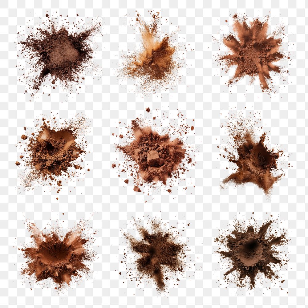 PNG exploding cocoa powder element | Free PNG - rawpixel