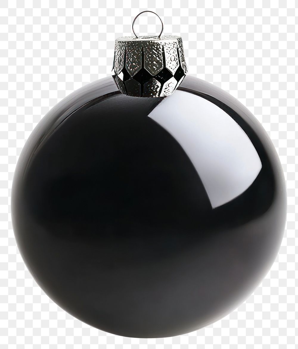 PNG Elegant black Christmas ornament | Premium PNG - rawpixel