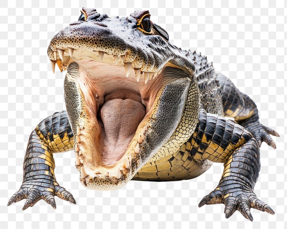 PNG Crocodile roaring alligator reptile | Free PNG - rawpixel