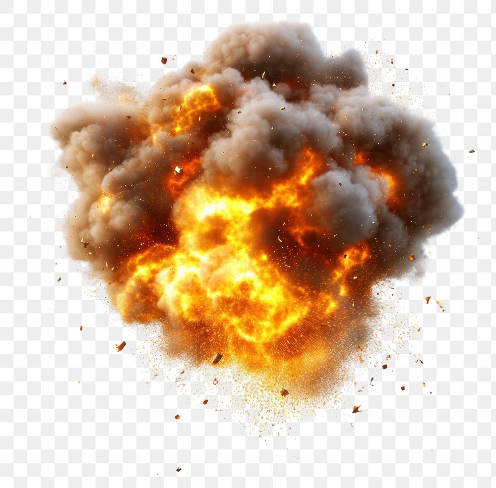 PNG Air strike explosion flames | Free PNG - rawpixel