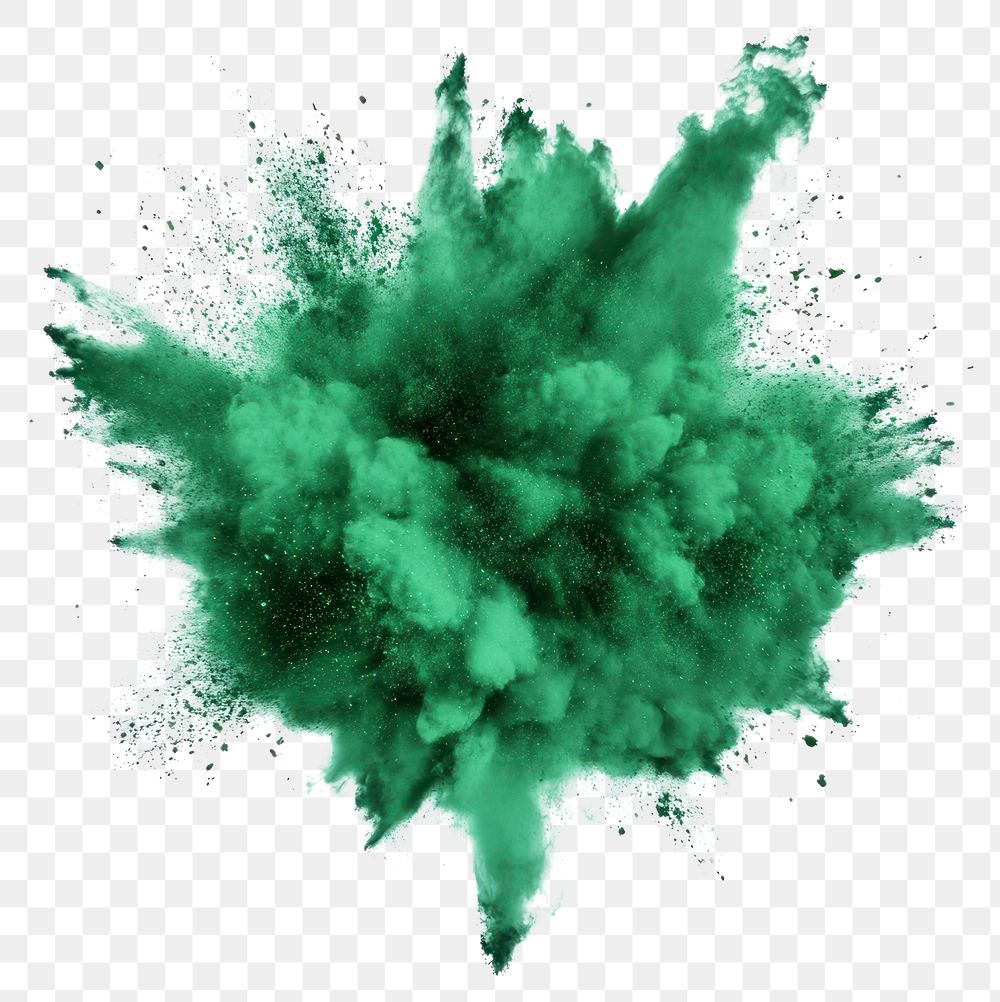 PNG Vibrant green powder explosion | Free PNG - rawpixel