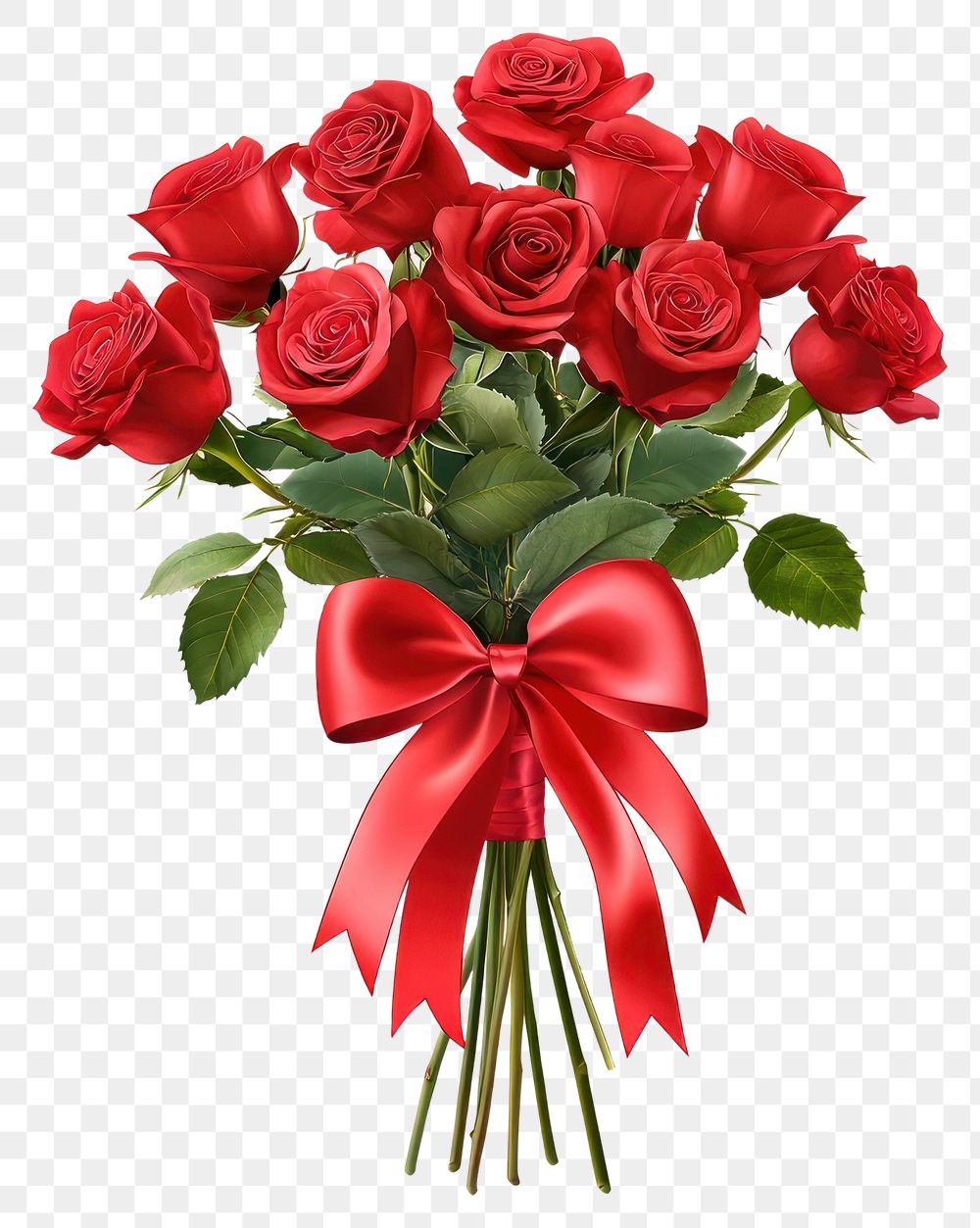 PNG Elegant bouquet red roses | Free PNG - rawpixel