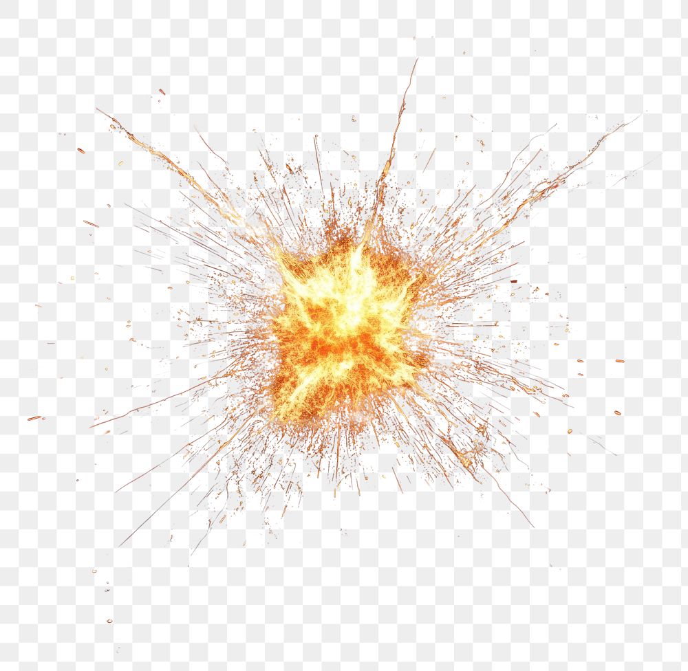 PNG Bright fiery explosion darkness | Free PNG - rawpixel
