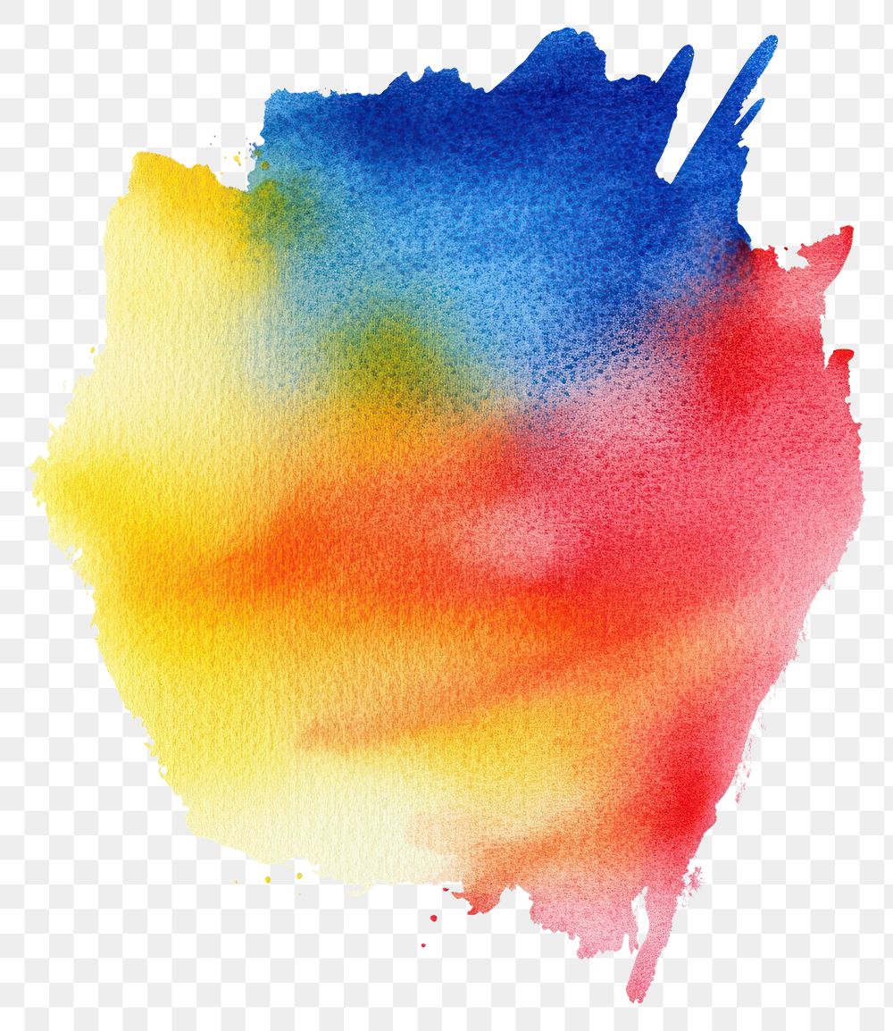 PNG Vibrant watercolor splash abstract | Free PNG - rawpixel