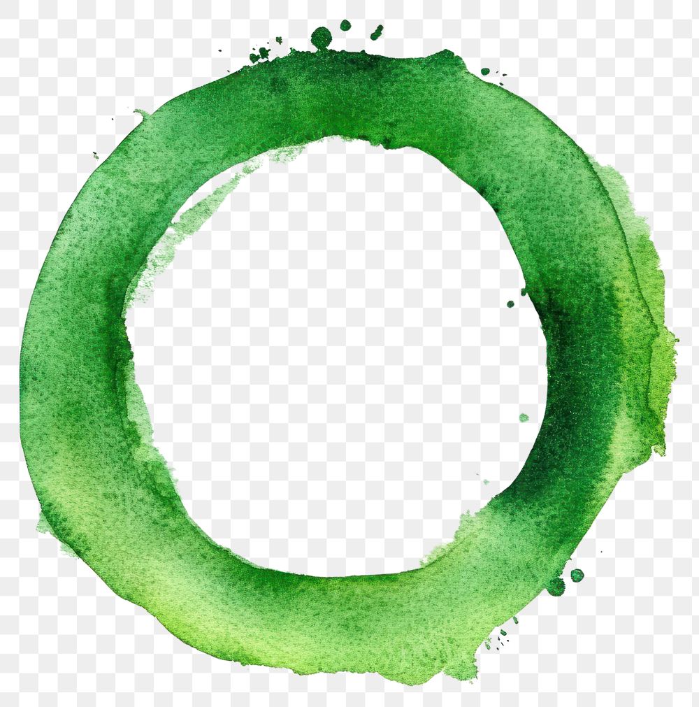 PNG PNG Green watercolor circle | Free PNG - rawpixel