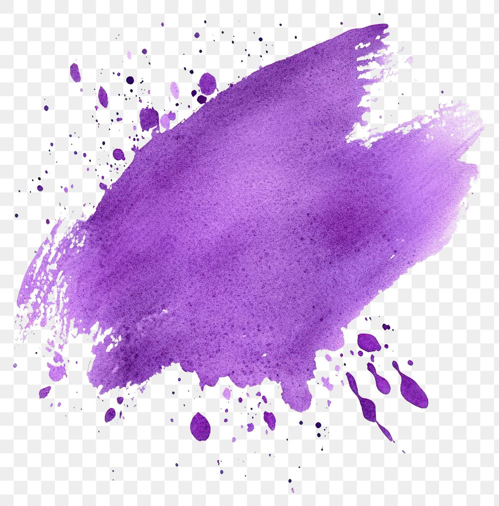 PNG Vibrant purple watercolor splash | Free PNG - rawpixel