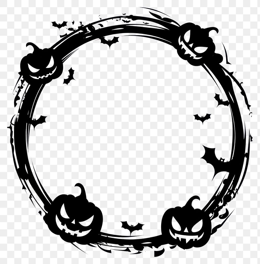 PNG Spooky Halloween pumpkin frame | Premium PNG - rawpixel