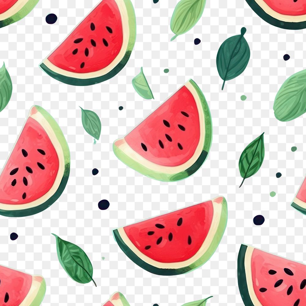 PNG Happy watermelon backgrounds pattern | Free PNG Illustration - rawpixel
