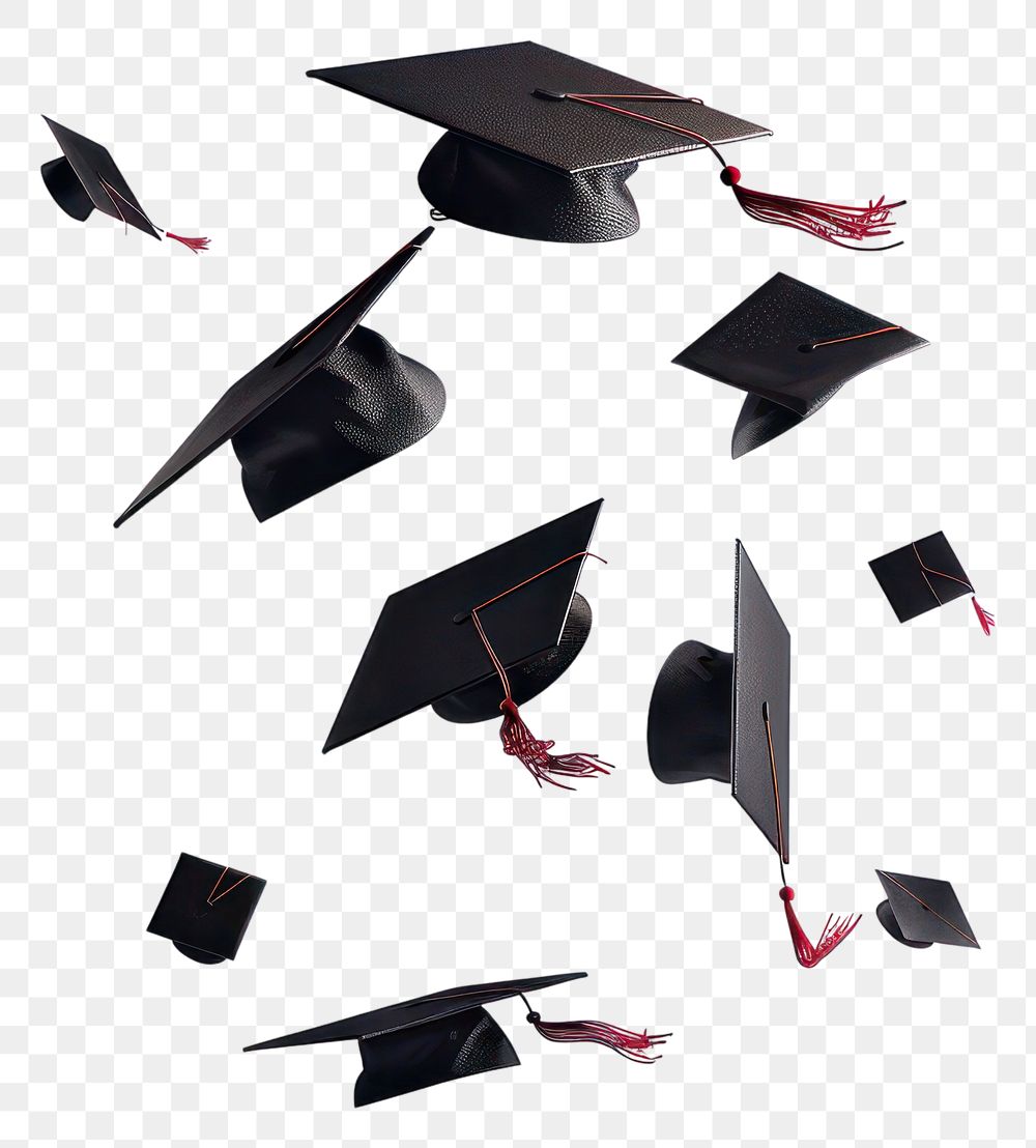 PNG Graduation caps celebratory toss | Free PNG - rawpixel