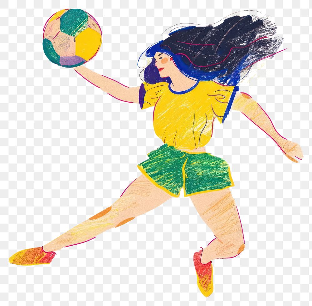 PNG Dynamic female soccer player | Free PNG - rawpixel