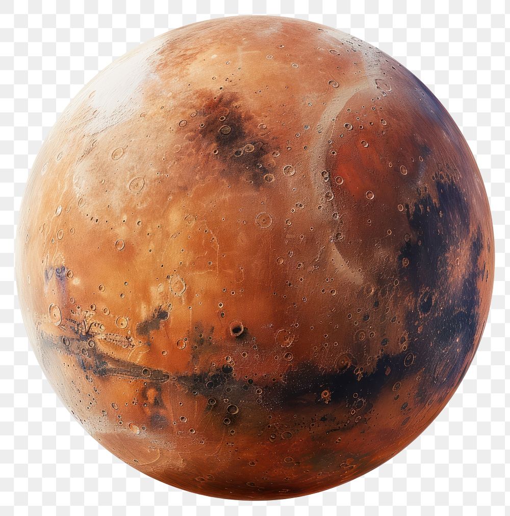 PNG Mars planet surface detailed | Free PNG - rawpixel