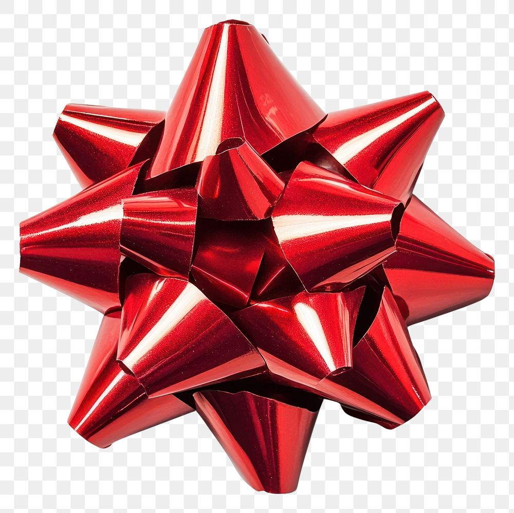 PNG Shiny red gift bow | Free PNG - rawpixel