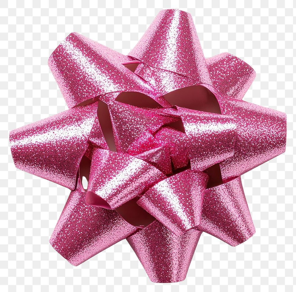 PNG Sparkling pink gift bow | Premium PNG - rawpixel