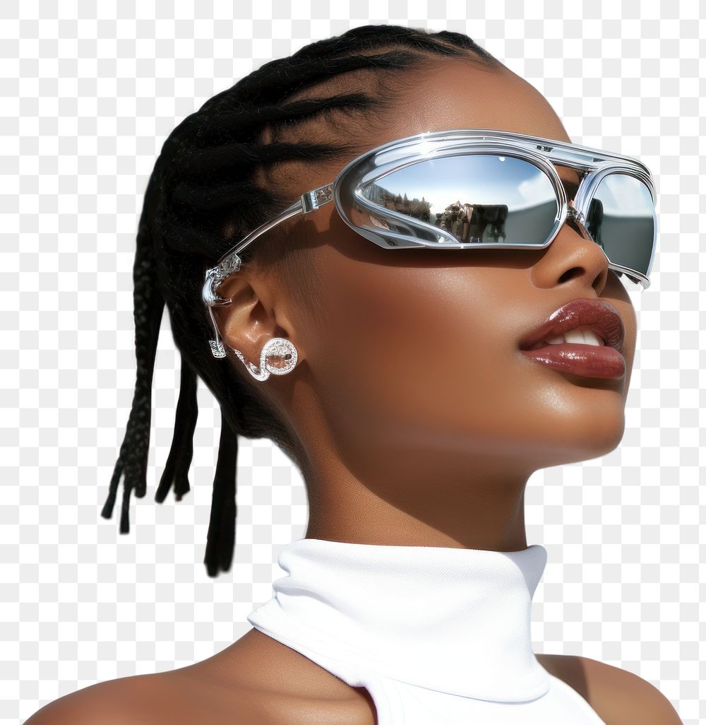 Black young woman smiling wearing | Free PNG - rawpixel