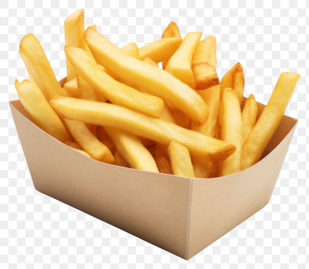 PNG French-fries box food white | Free PNG - rawpixel