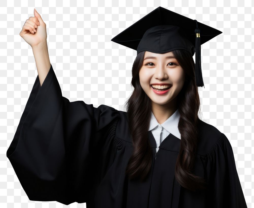 Graduation smiling holding student. | Free PNG - rawpixel