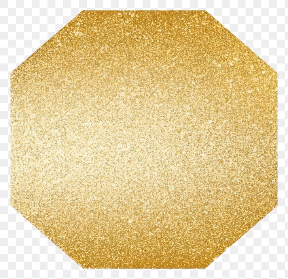 PNG Octagon icon gold glitter | Free PNG - rawpixel