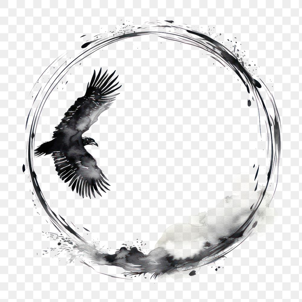 PNG Stroke outline eagle frame | Free PNG - rawpixel