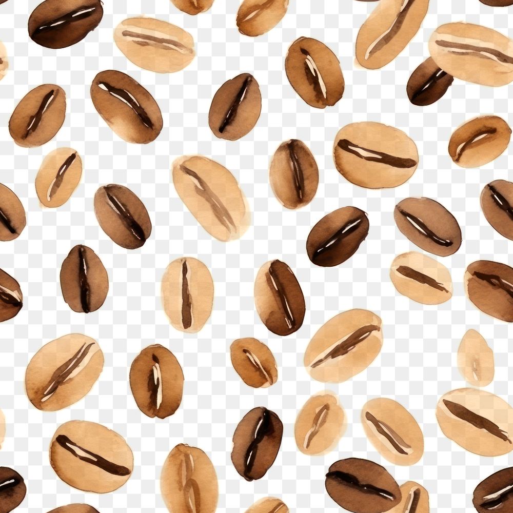 PNG Coffee bean backgrounds pattern | Free PNG - rawpixel