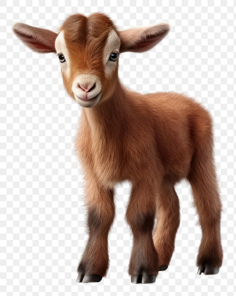 PNG Brown baby goat livestock | Free PNG - rawpixel