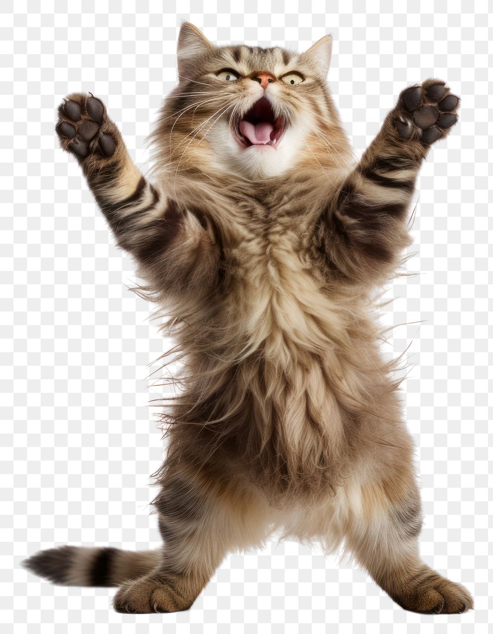 PNG Happy smiling dancing cat | Free PNG - rawpixel