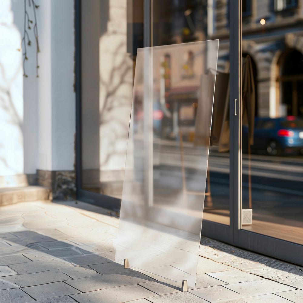 PNG outdoor signage mockup, transparent | Free PNG - rawpixel