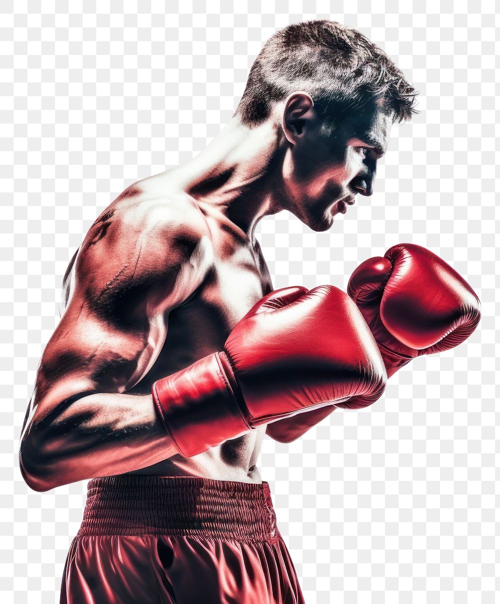 Boxing man punching sports adult. | Free PNG - rawpixel