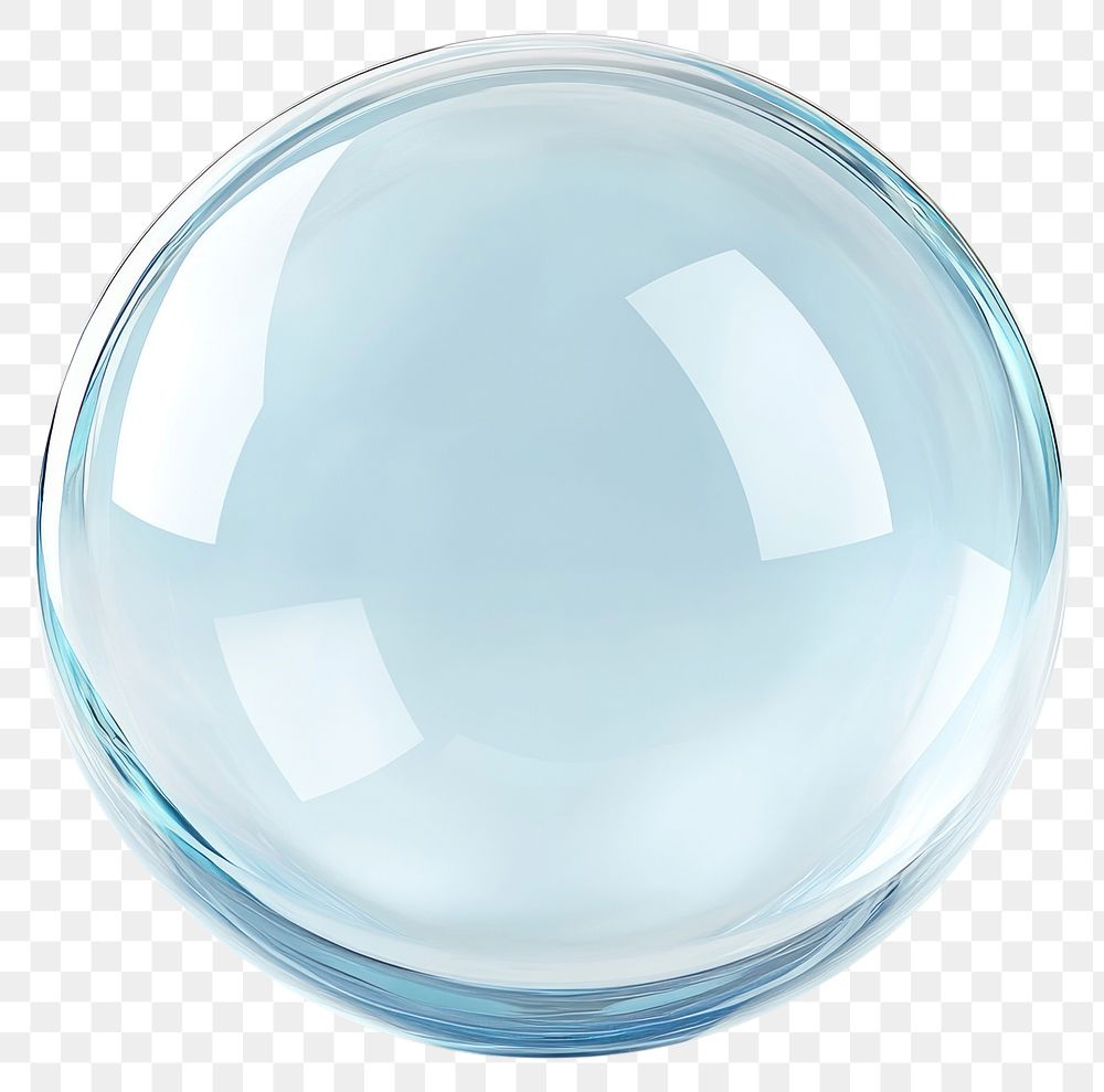 Transparent bubble sphere plate. | Free PNG - rawpixel