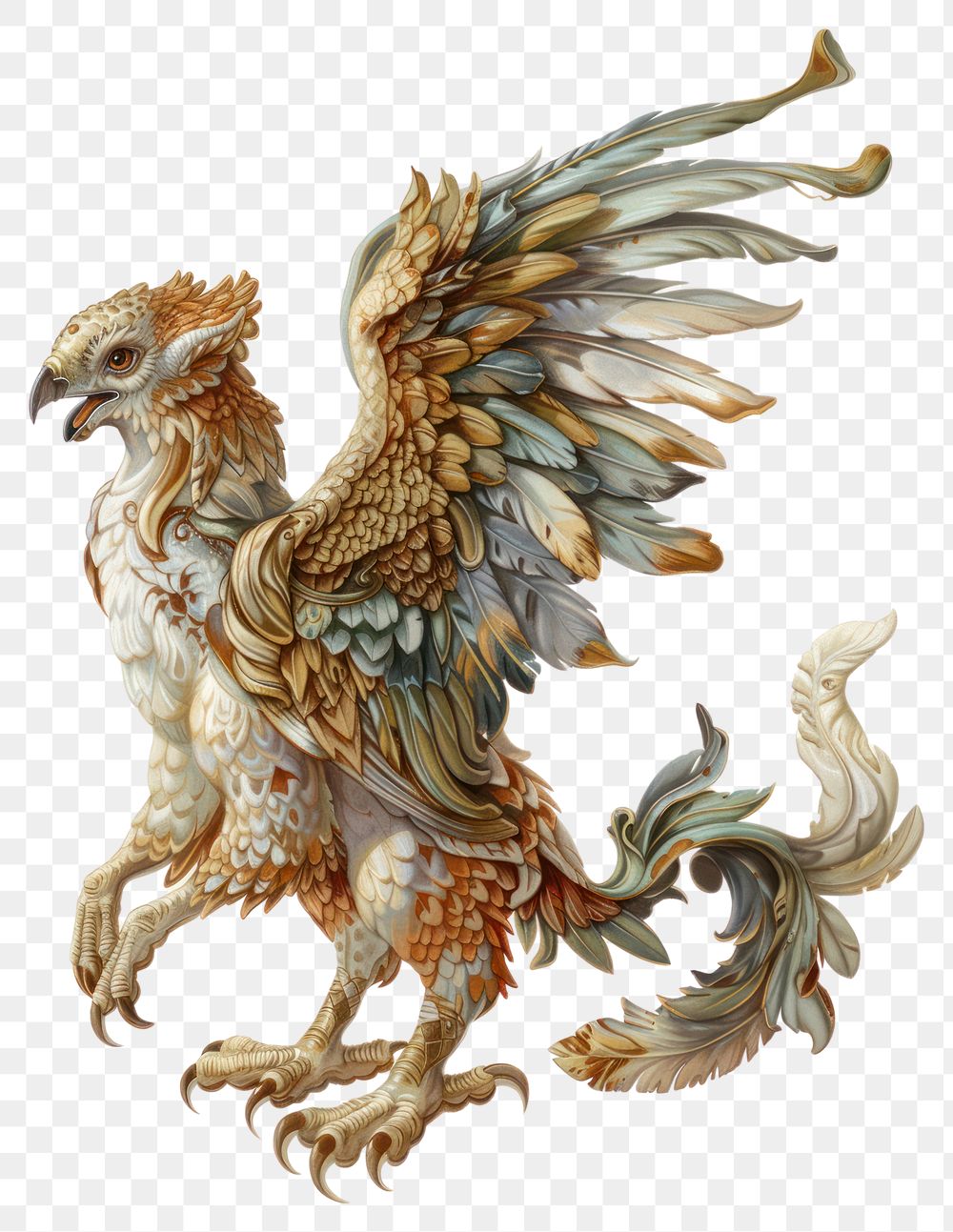 PNG Majestic mythical creature illustration | Free PNG - rawpixel