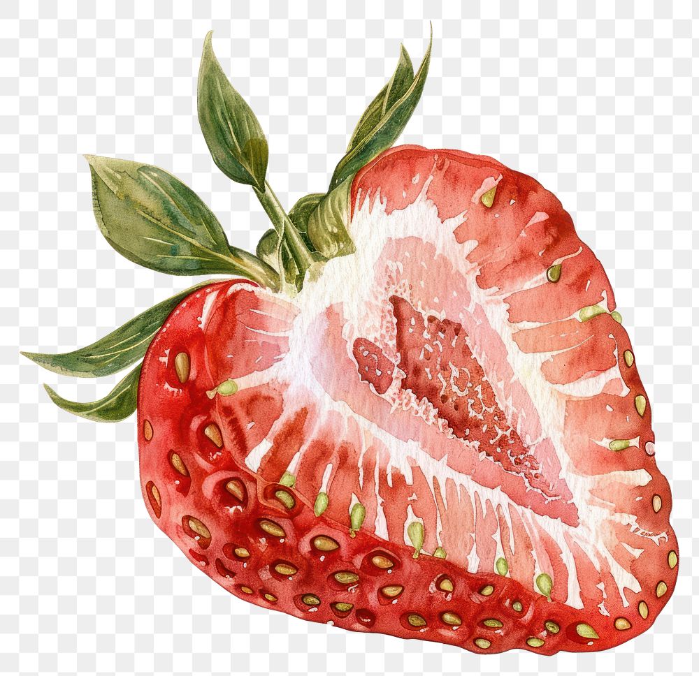 Strawberry Drawing PNG Images | Free Photos, PNG Stickers, Wallpapers ...