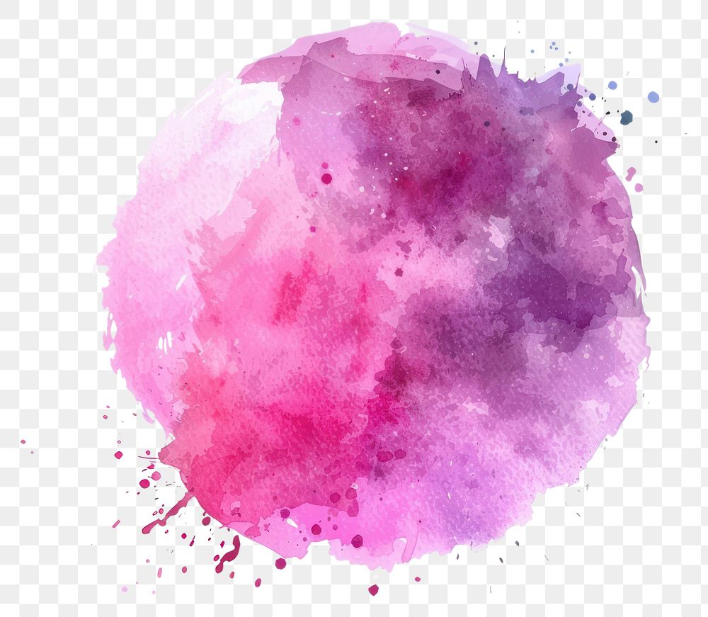 PNG Vibrant watercolor splash circle | Free PNG - rawpixel