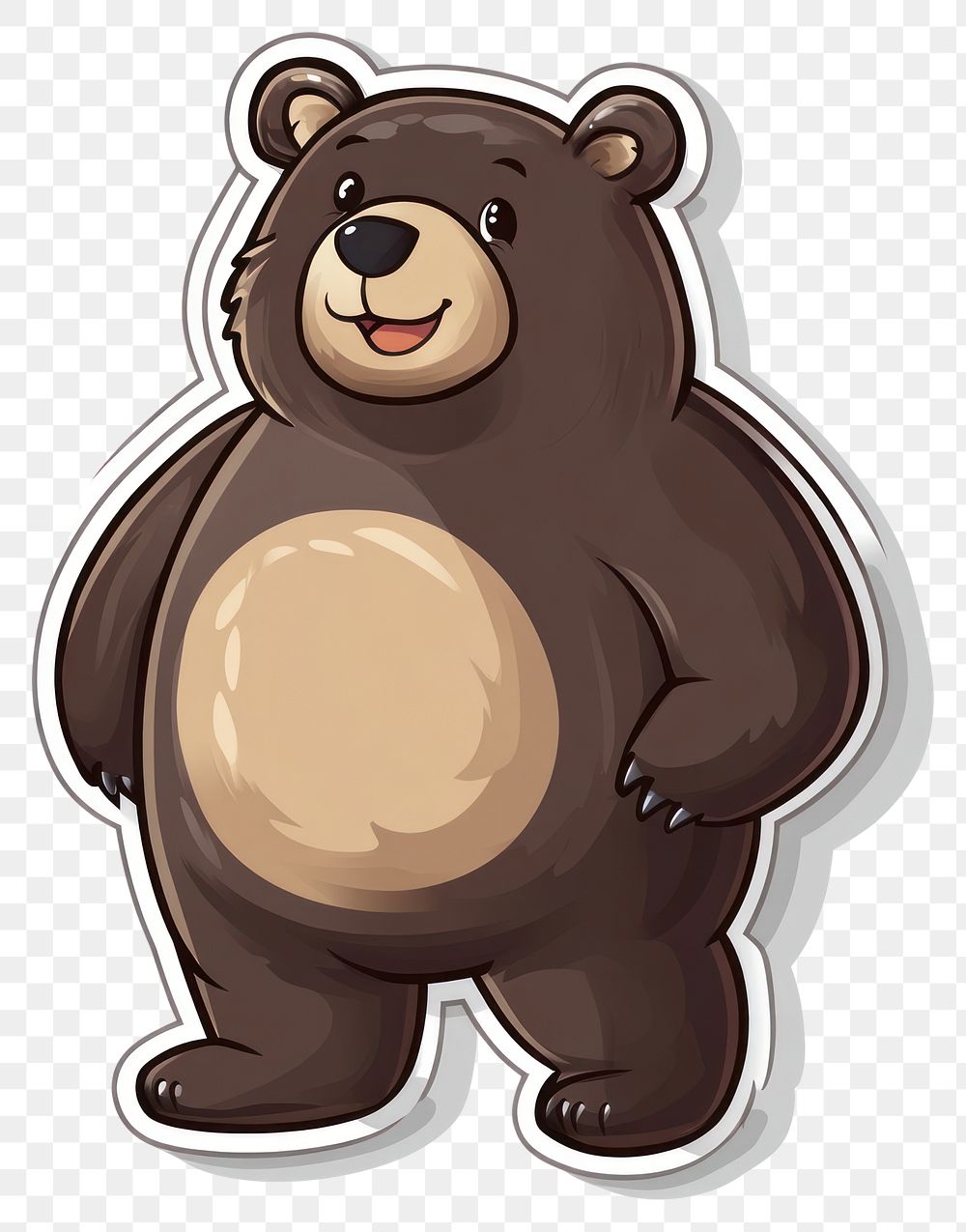 PNG Cute cartoon bear illustration | Free PNG - rawpixel
