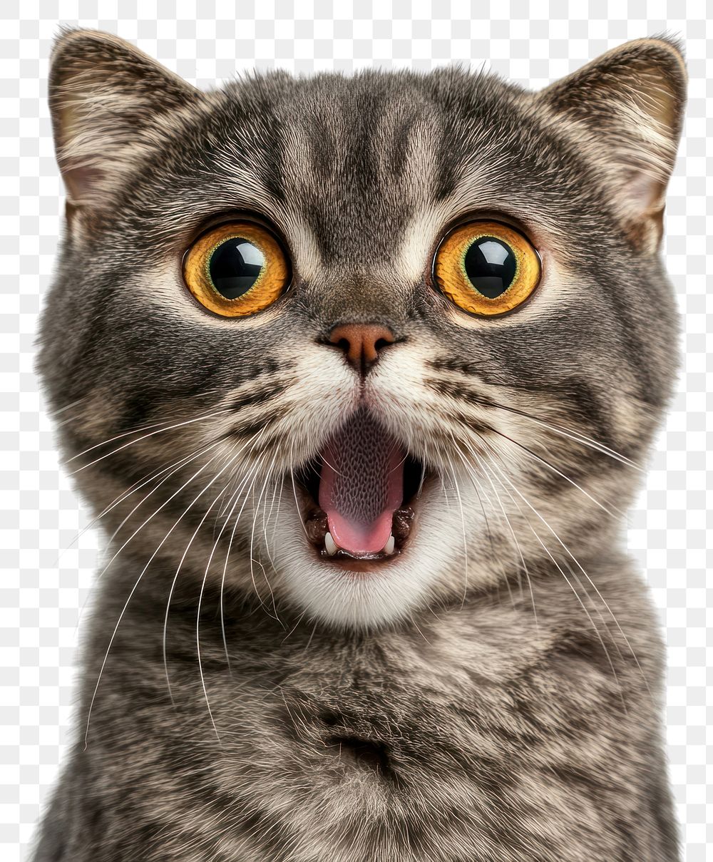 PNG Surprised cat wide eyes | Premium PNG - rawpixel