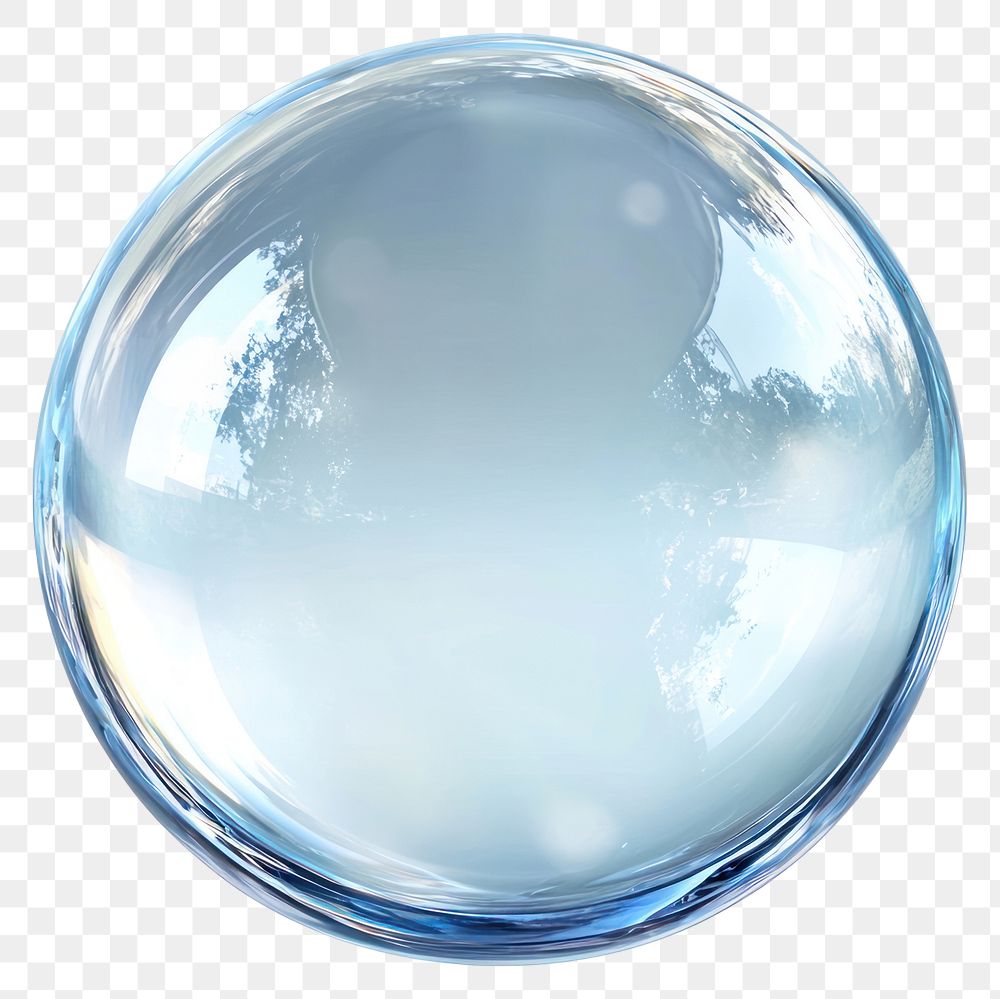 Transparent bubble sphere plate. | Free PNG - rawpixel