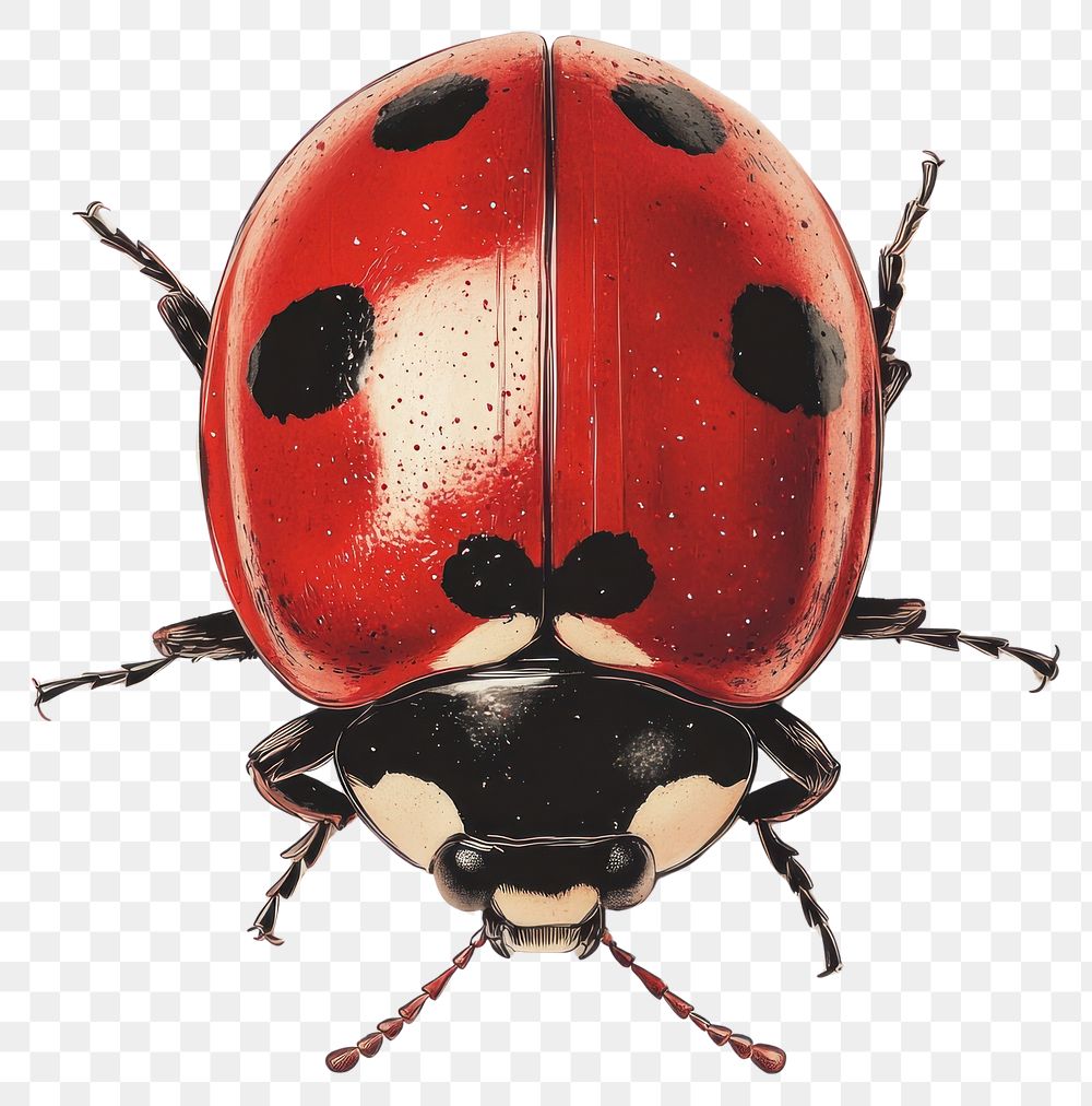 Shiny ladybug invertebrate animal insect. | Free PNG - rawpixel
