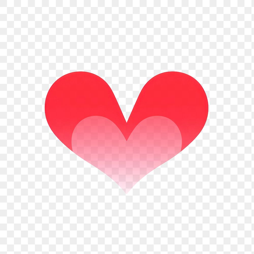 PNG Red gradient heart illustration | Free PNG - rawpixel