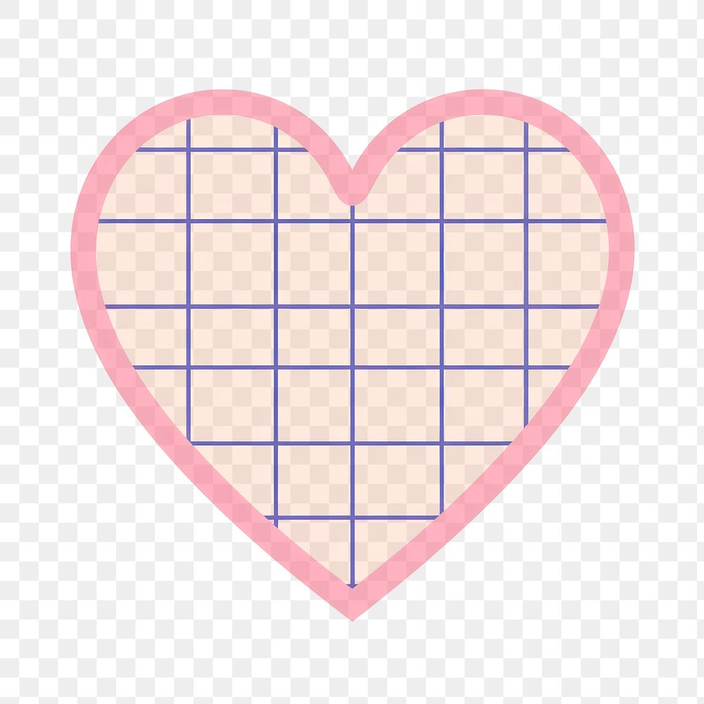 PNG Heart grid pattern illustration | Free PNG - rawpixel