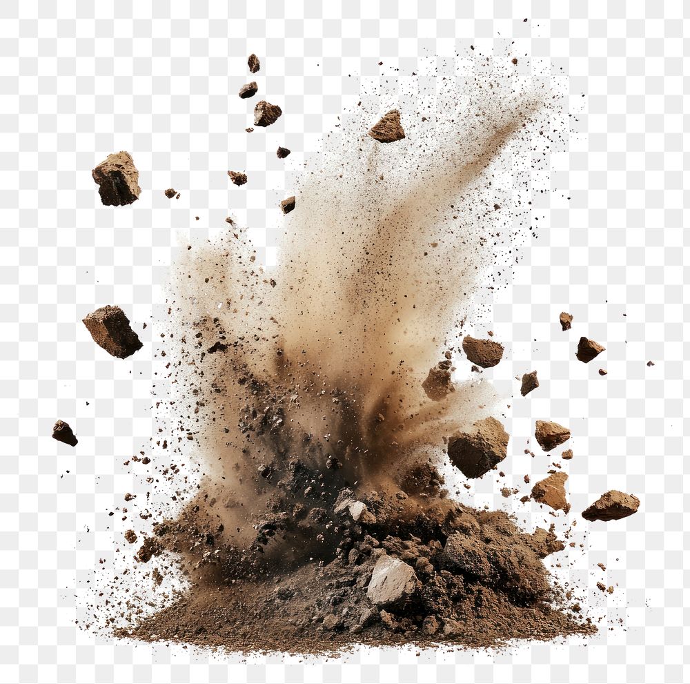 PNG Soil and Stone Blast | Free PNG - rawpixel