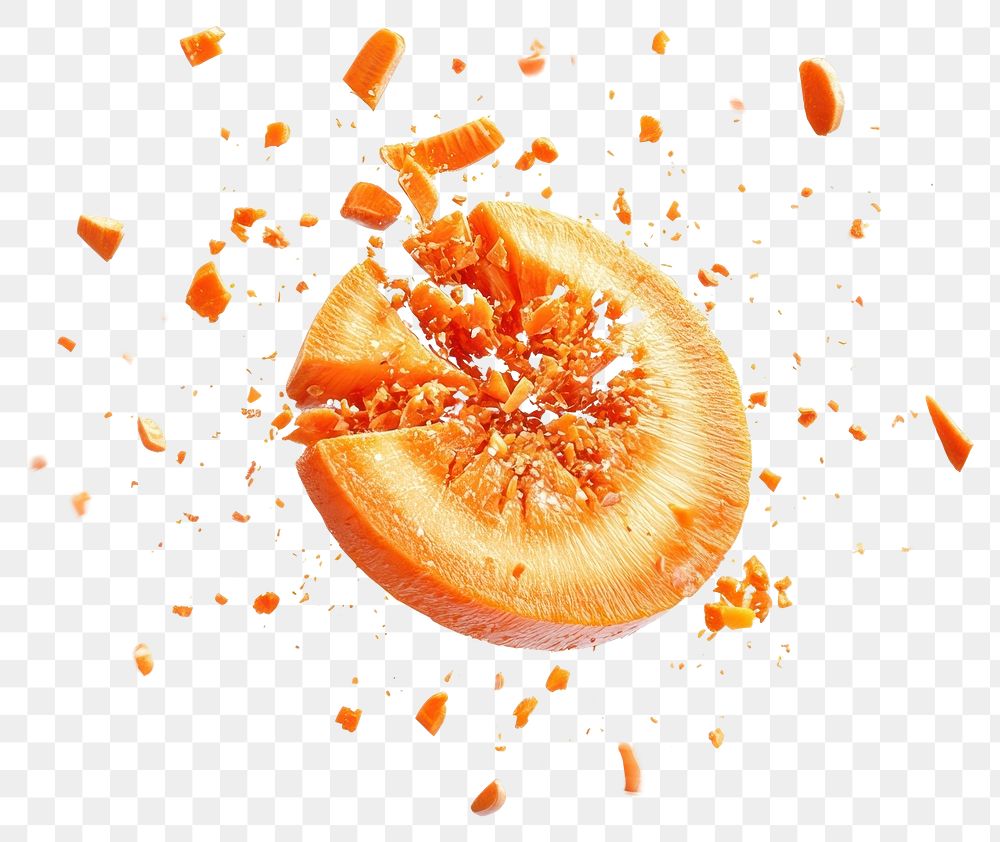PNG real Carrot Slice Explosion | Free PNG - rawpixel