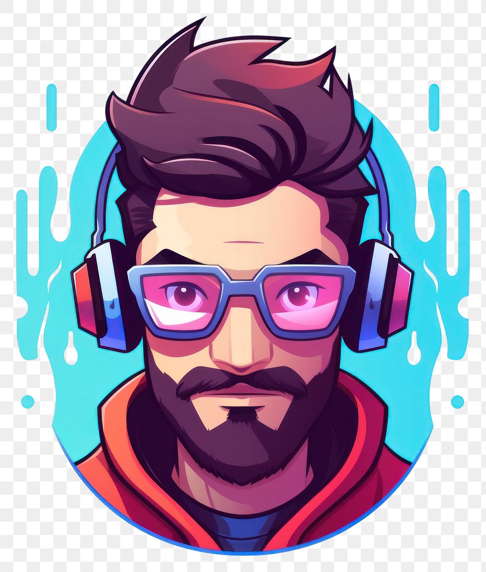 PNG Game streamer guy portrait | Premium PNG - rawpixel