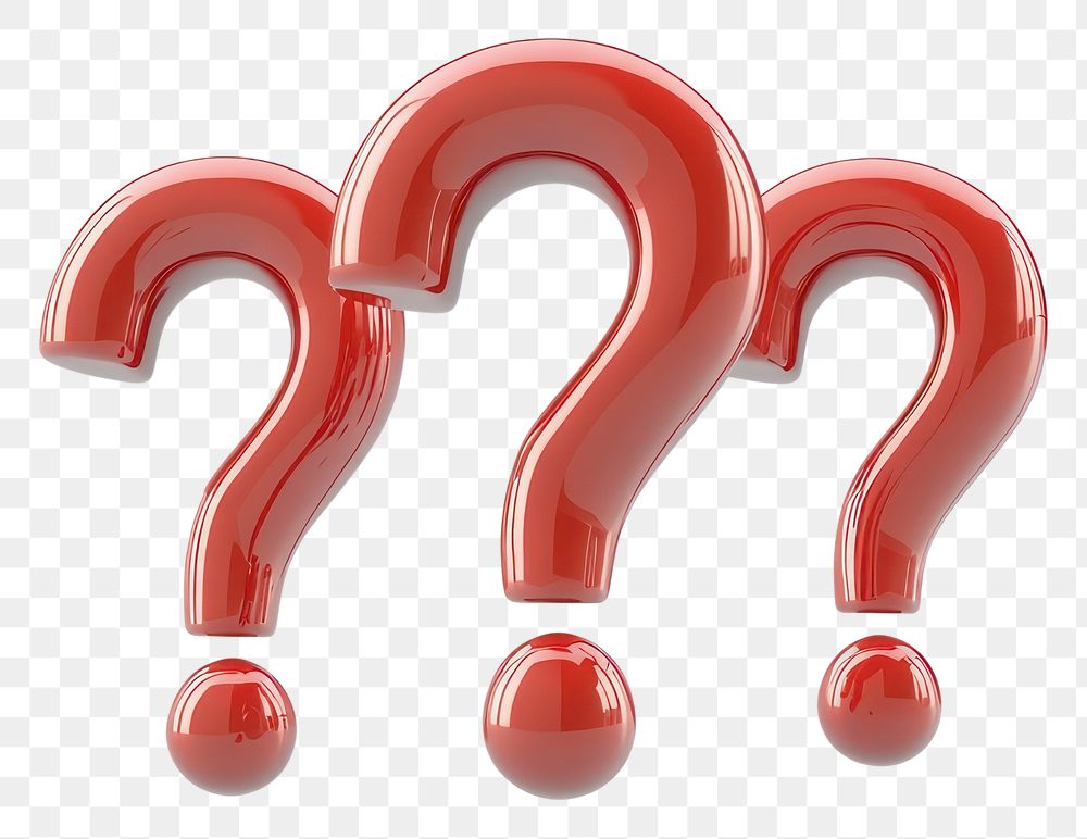 PNG Cute red question marks | Free PNG - rawpixel