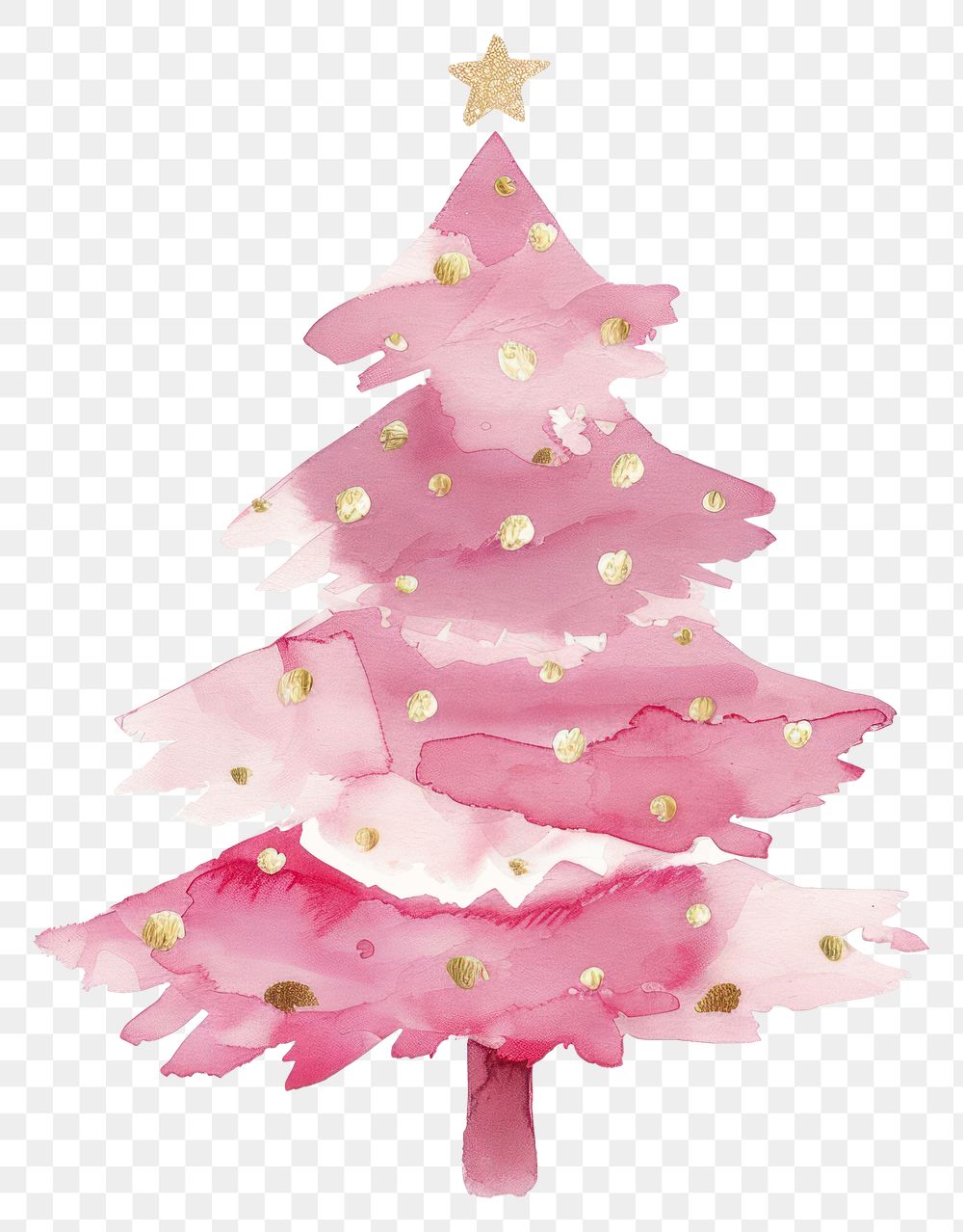 PNG Cute watercolor christmas tree | Premium PNG - rawpixel